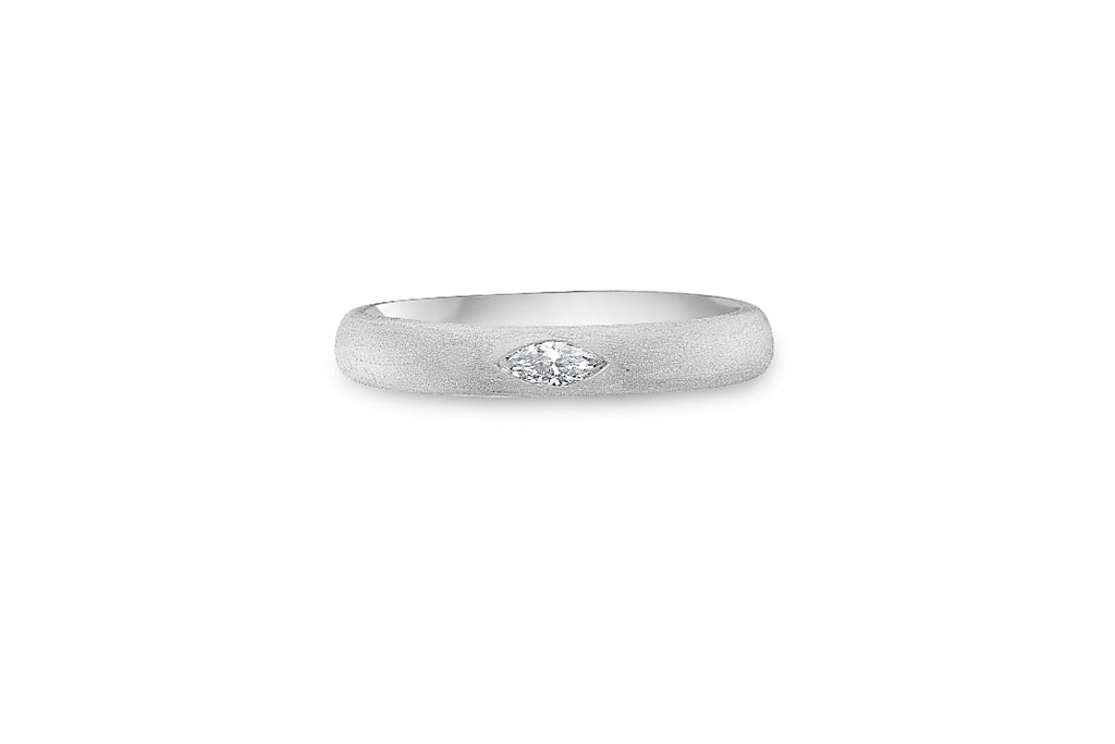 Diamond Marquise Flush Band – Sorelle Gallery Fine Art