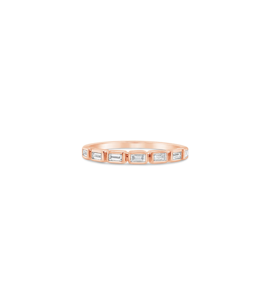 Diamond Baguette Bezel Set Band – Sorelle Gallery Fine Art