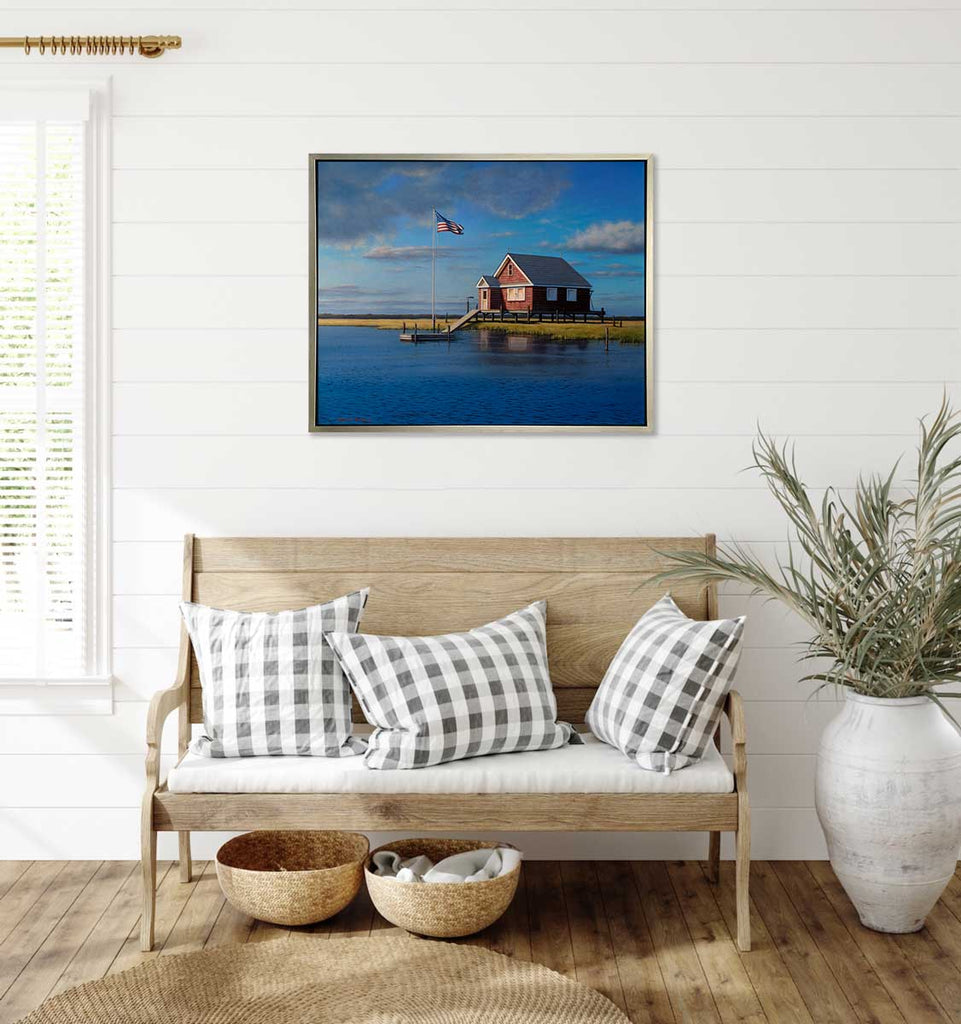 Seaman Bay House - Open Edition Canvas Print – Sorelle Gallery Fine Art